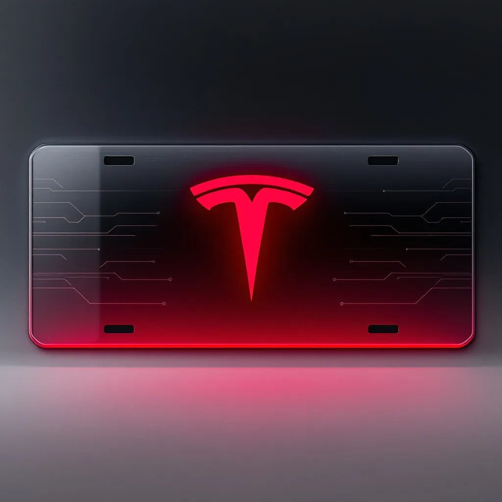 Tesla Cybertruck License Plate Mars Edition - Premium Quality – License ...