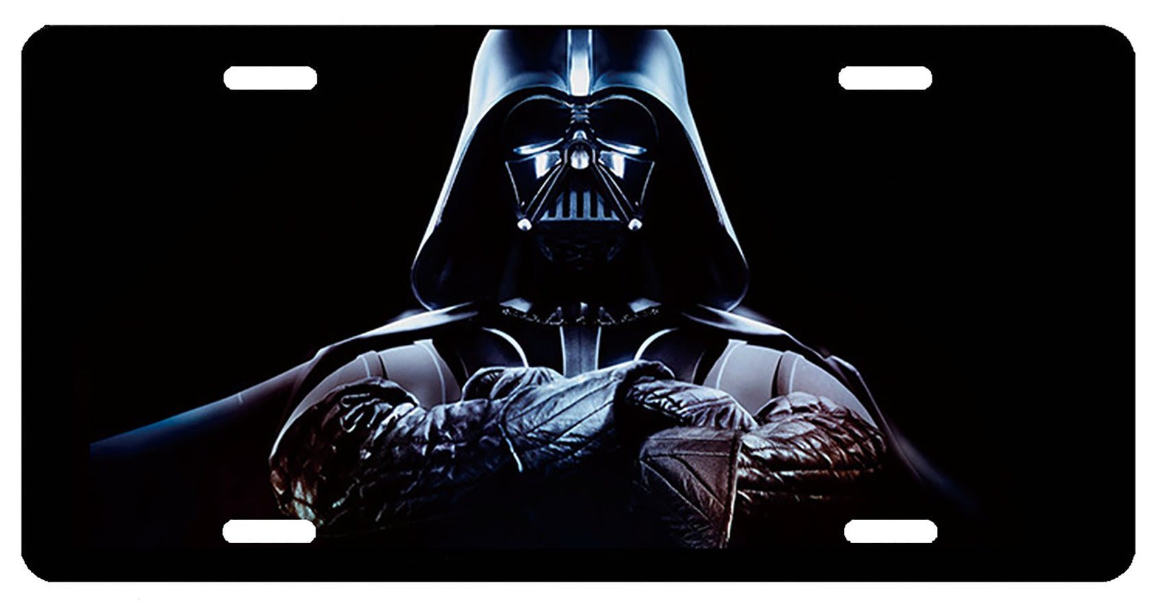 Darth Vader License Plate Frame - Star Wars Dark Side Car Accessory