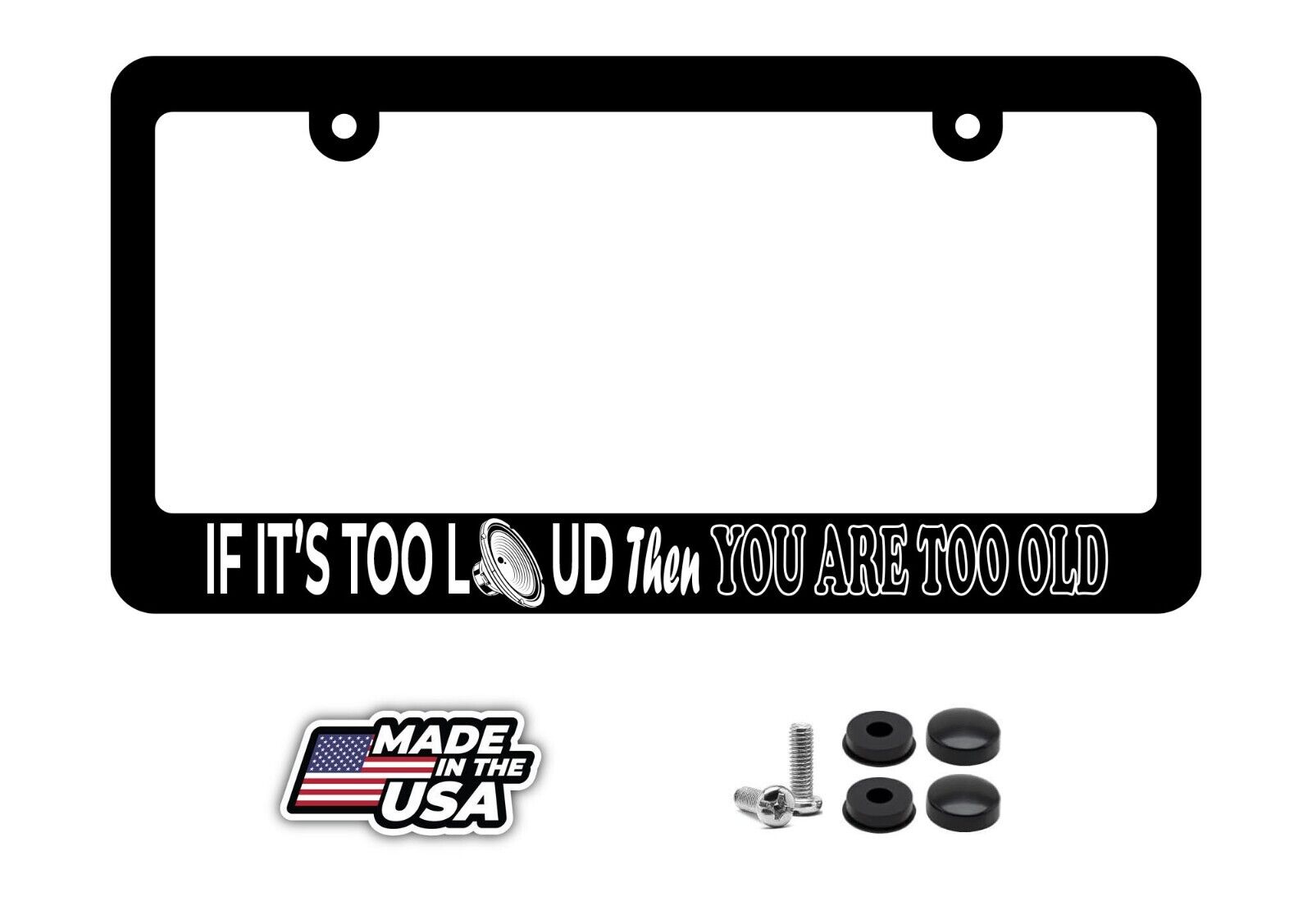 If It's Too Loud Hot Rod Truck Funny Exhaust Joke Car JDM License Plate ...