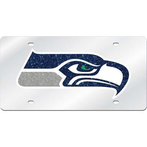 NFL Seattle Seahawks Logo Mirrored License Plate – License Plate Frame