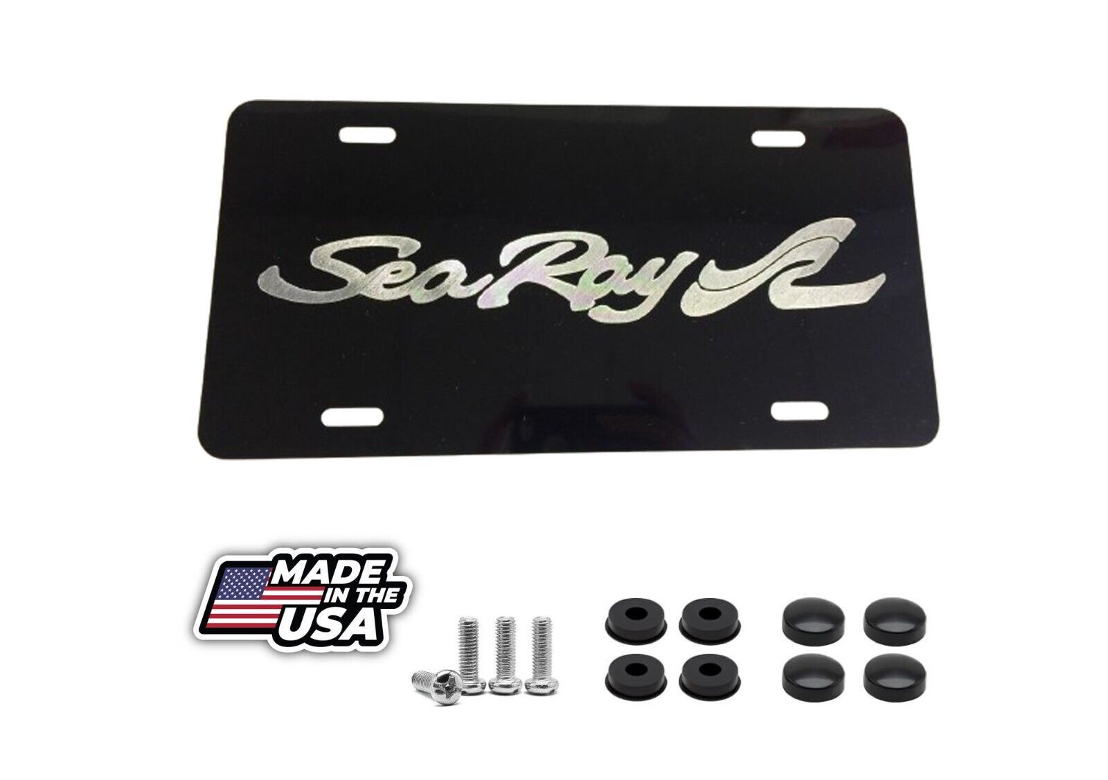 Sea Ray Logo Aluminium License Plate Highest Quality For All Vehicles ...