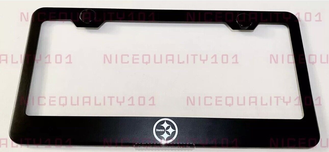 Pittsburgh Steelers Laser Engraved Etched Stainless Finished License ...