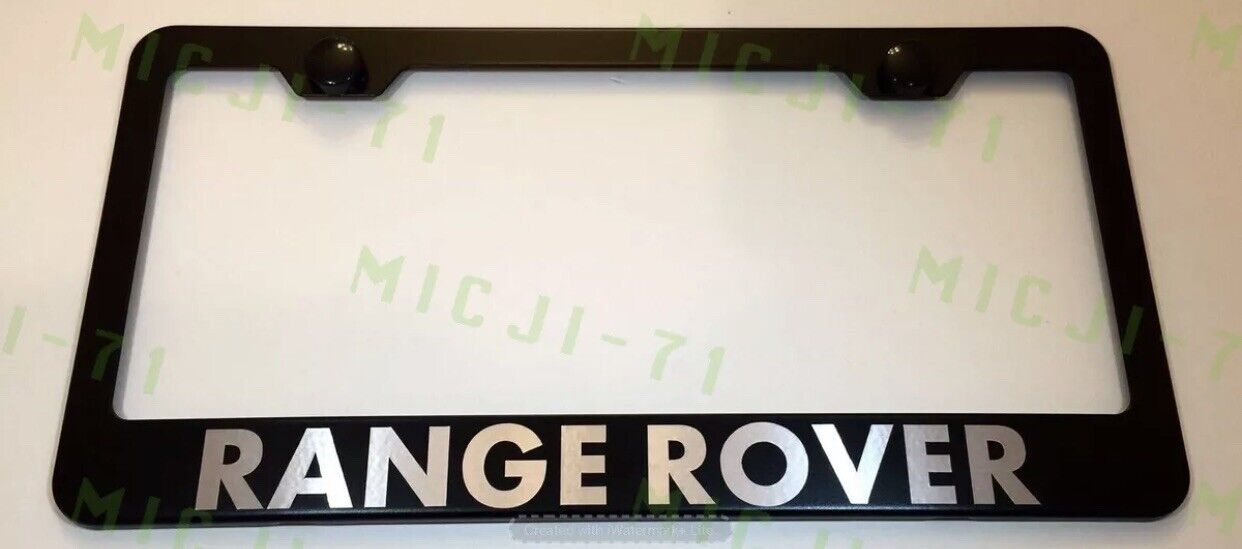 Range Rover Land Rover Stainless Steel License Plate Frame Holder Rust Free