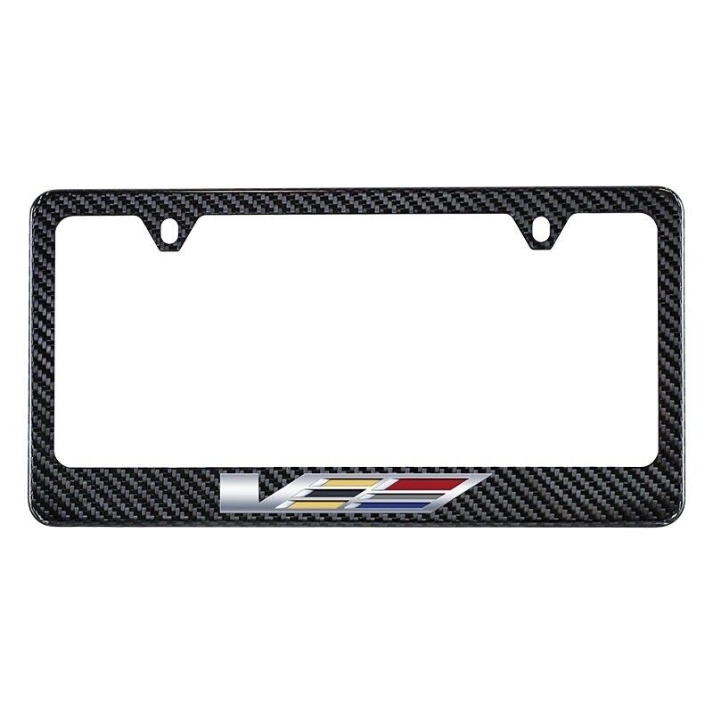 Cadillac V Series Carbon Fiber License Plate Bracket CT5 CTS ATS ...