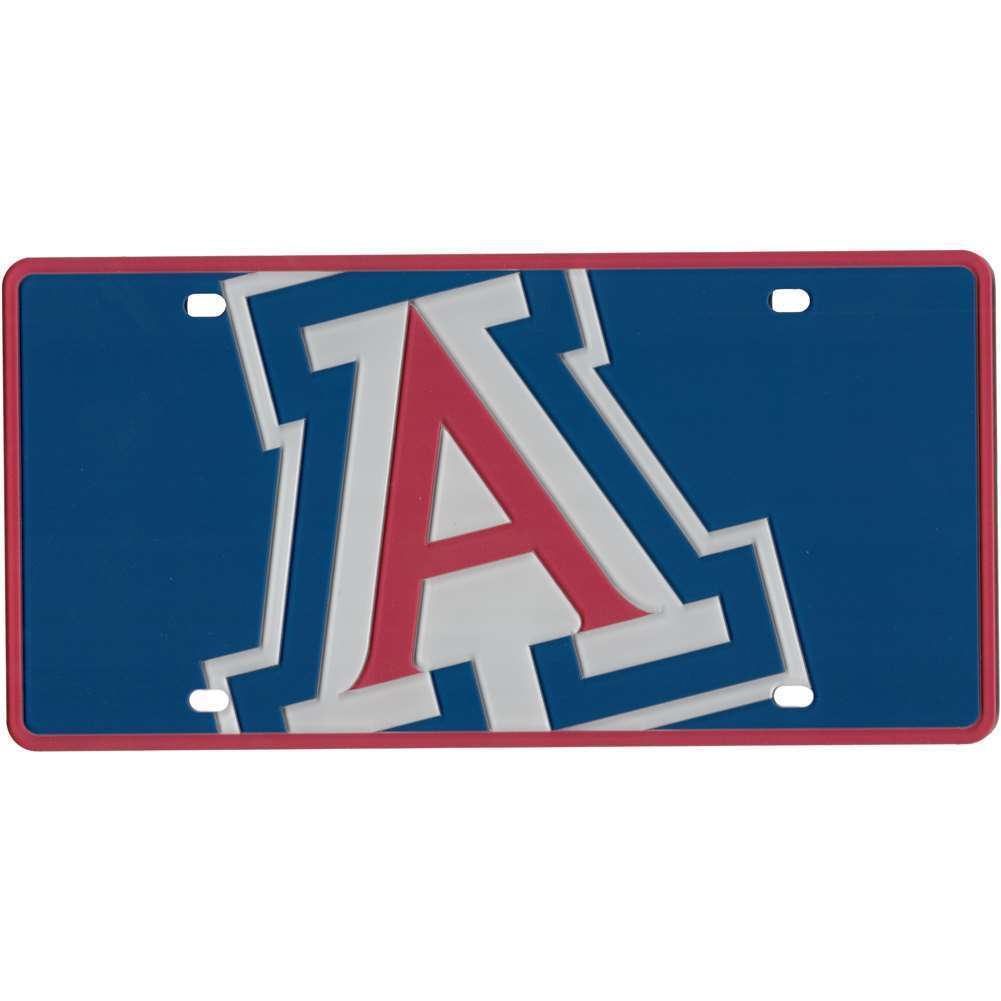 NCAA Arizona Wildcats Full Color Mega Inlay License Plate – License ...