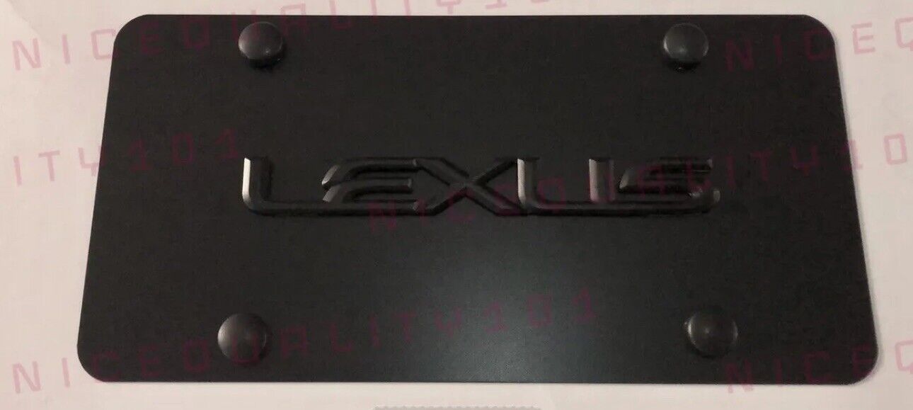 3D Lexus Front Stainless Steel Finished License Plate Frame Holder