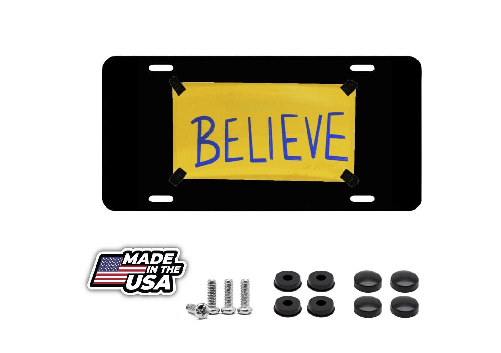 Believe Ted Lasso Aluminium License Plate 6" x 12" Lightwieght Highest ...