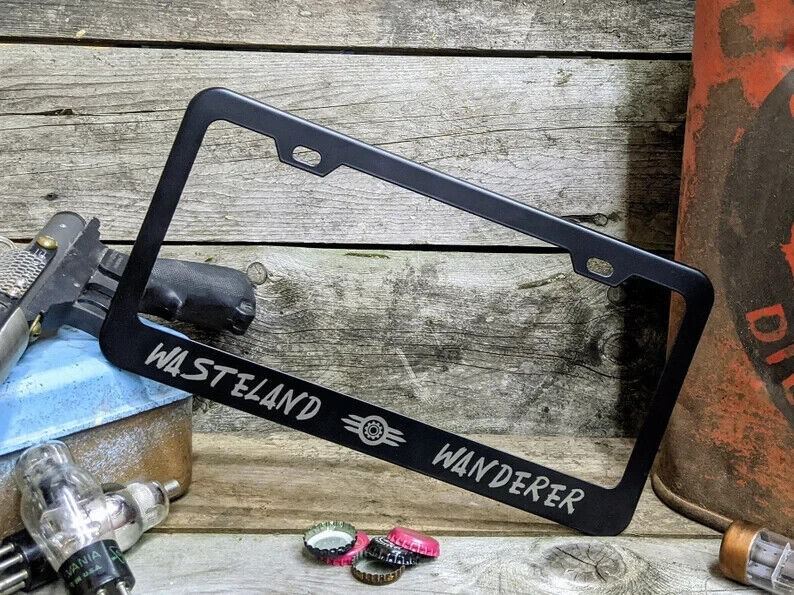 Wasteland Wanderer Fallout Wastelander METAL Laser Etched License Plate ...