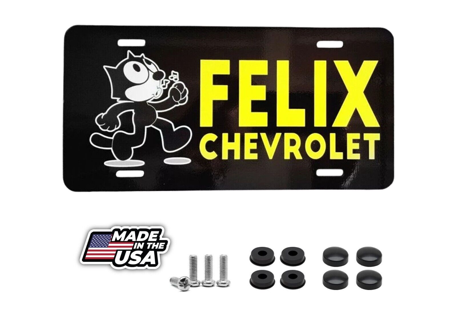 Felix The Cat License Aluminum Plate Insert Lowrider Chevy Truck Car ...