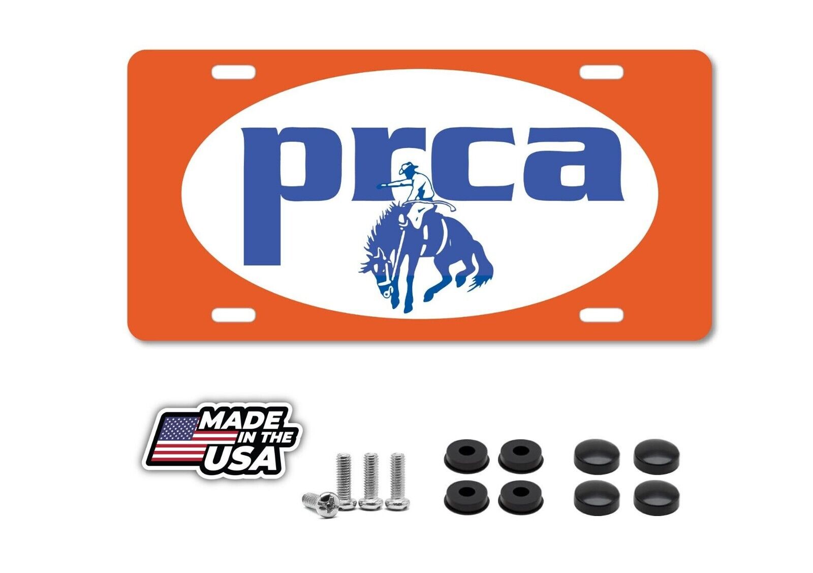 PRCA Cowboys Rodeo metal License Plate – License Plate Frame