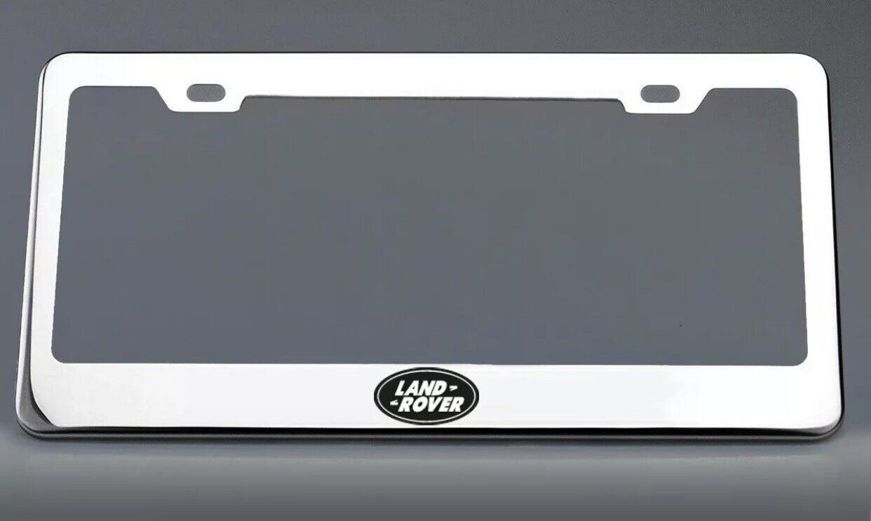 Land Rover License Plate Frame Stainless Steel with Laser Engraved