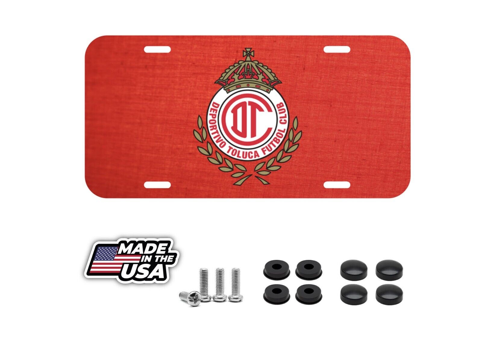 Toluca FC Mexican Soccer Futbol Mexico Vehicle License Plate Auto Car ...