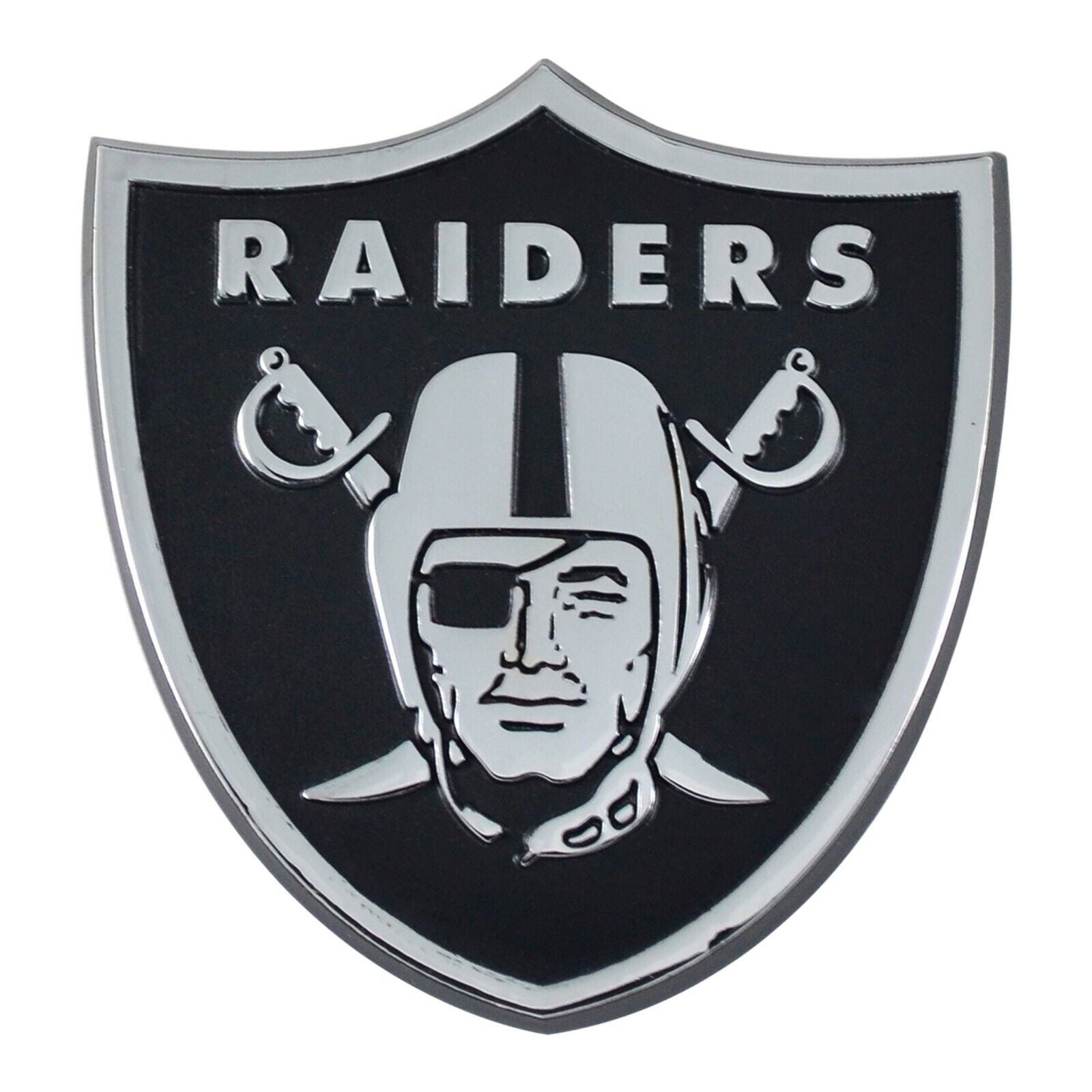 NFL Las Vegas Raiders Diecast 3D Chrome Emblem Car Truck RV – License ...