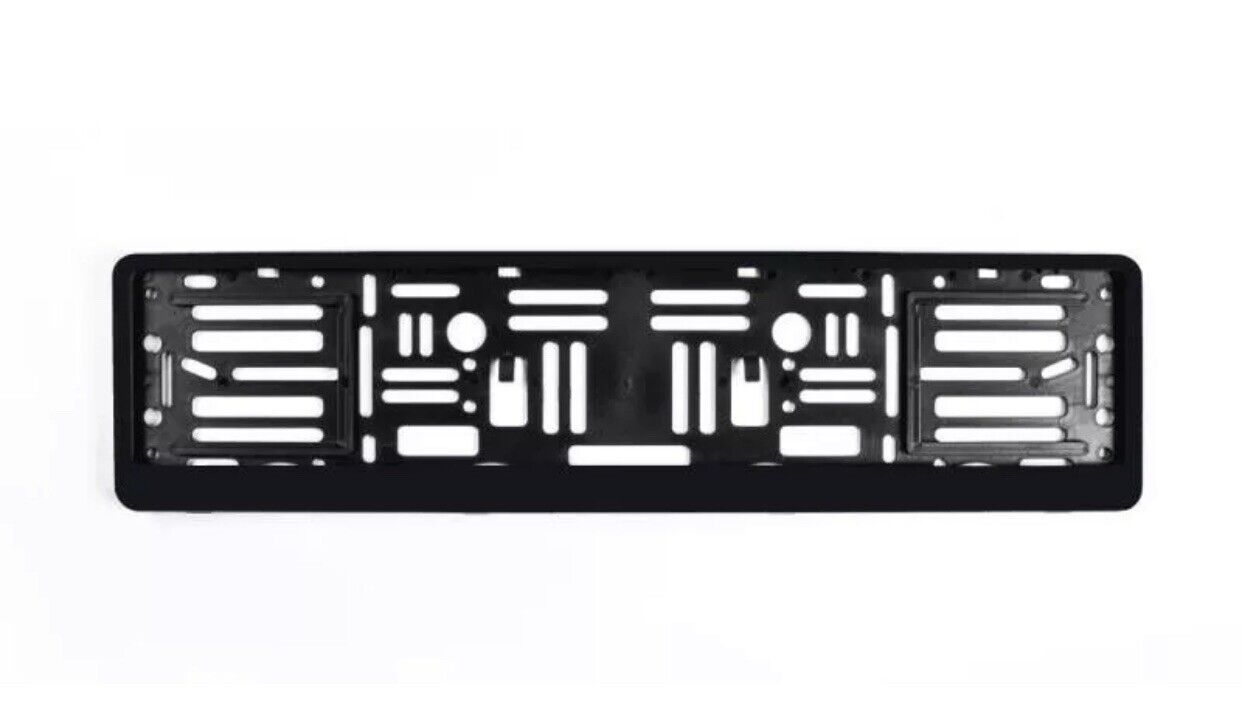 European Euro License Plate Holder Frame Trim Surround Tag Bracket Audi ...
