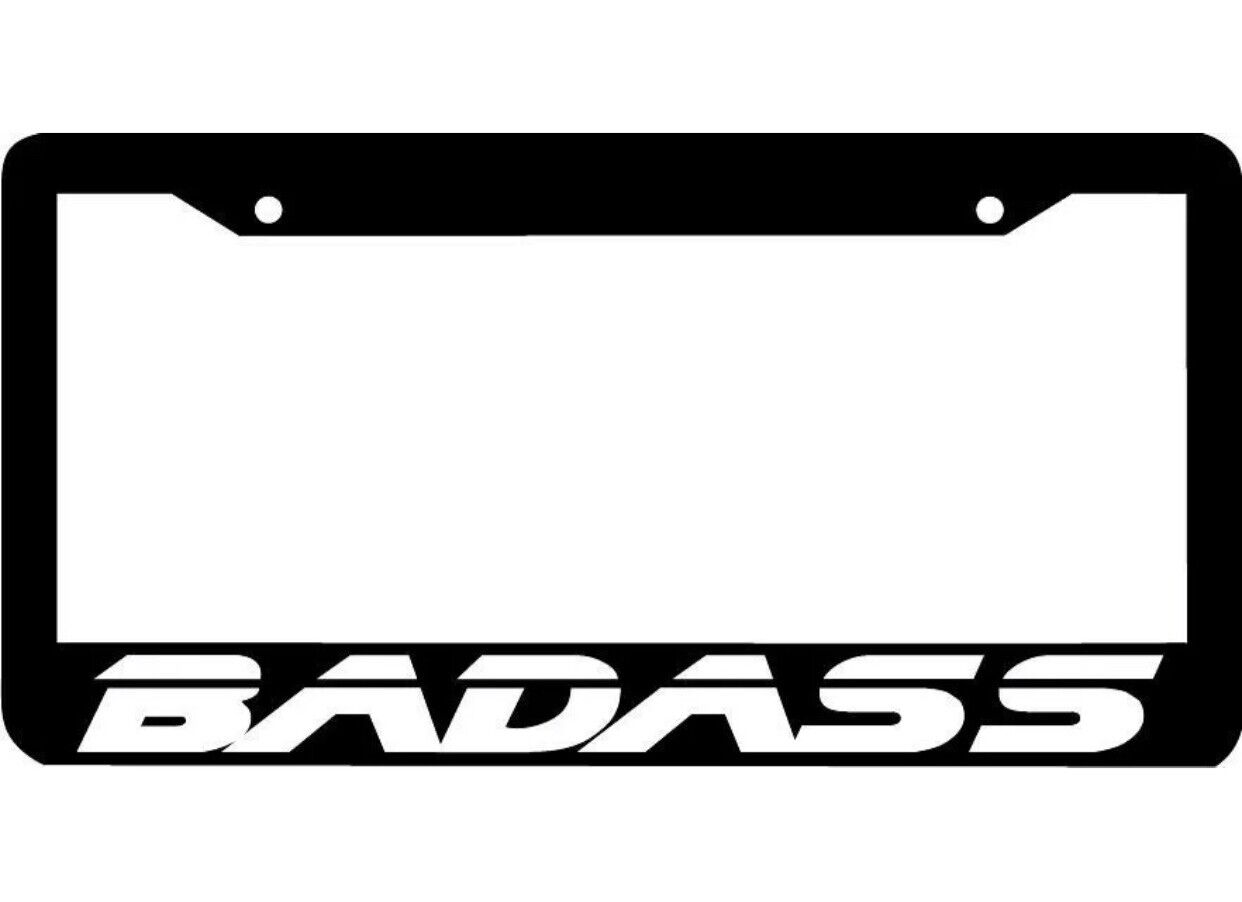 BADASS lowered jdm JDM turbo racing License Plate Frame