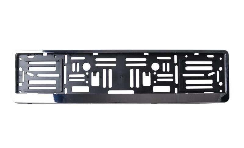 CHROME SILVER European Euro License Number Plate Holder Frame Car UK EU ...