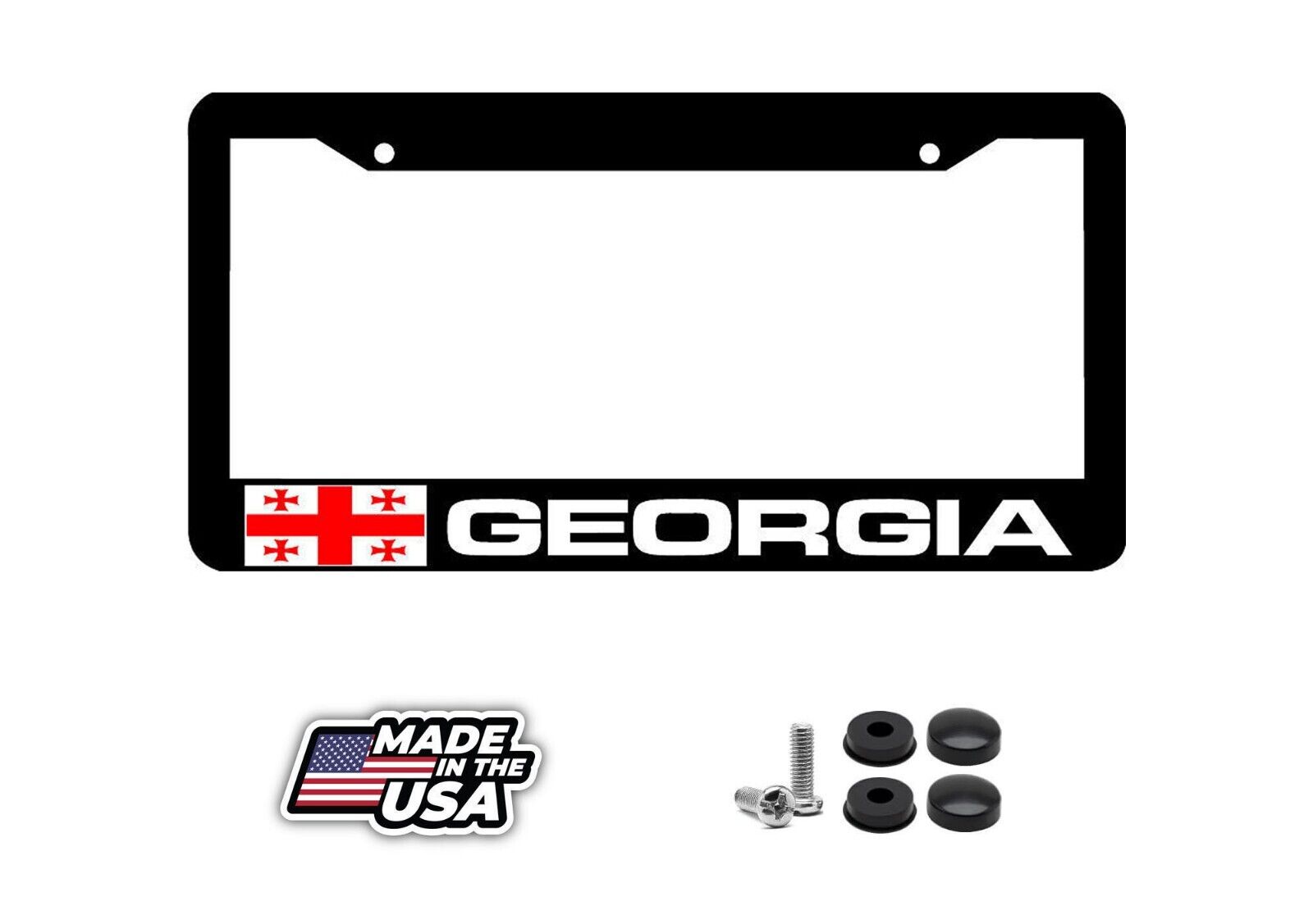 GEORGIAN GEORGIA FLAG License Plate Frame