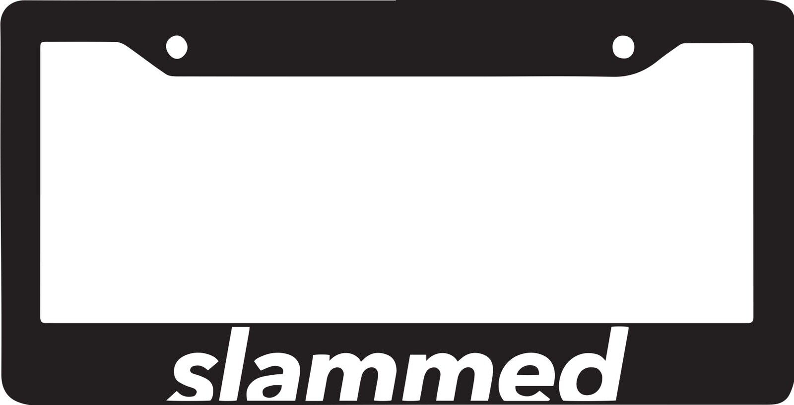 SLAMMED LOWERED LOW RIDER JDM DRIFT TUNER CHEVY Black License Plate ...