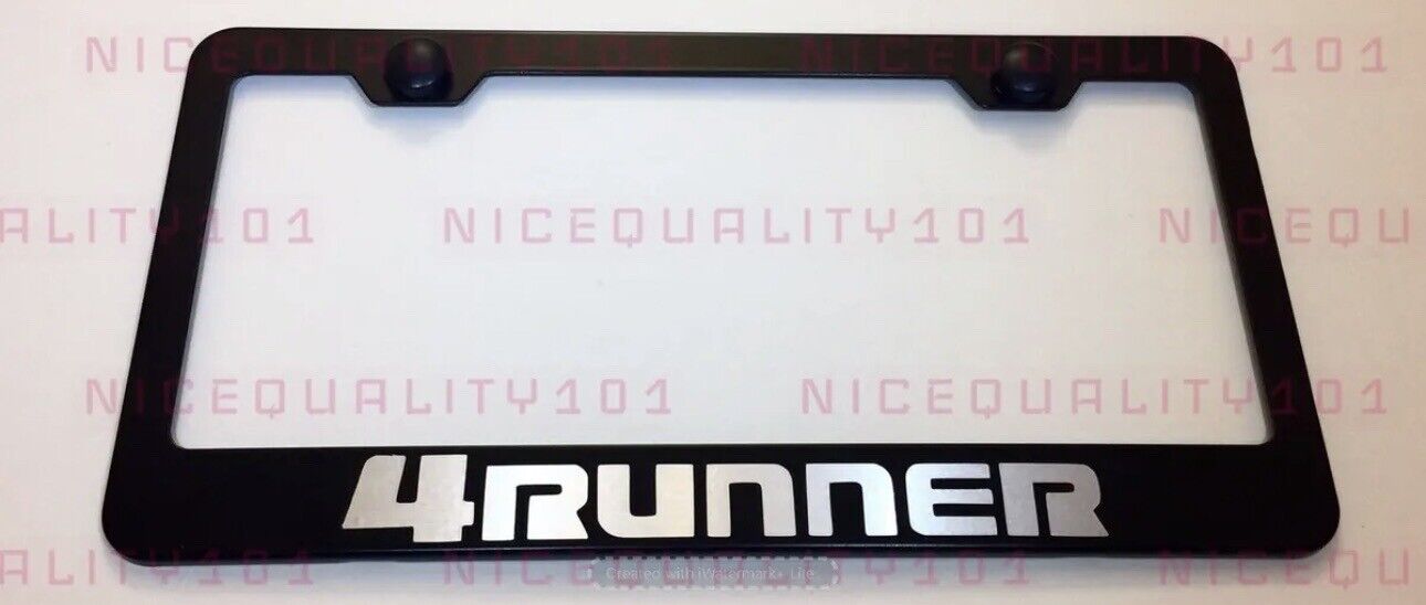 4 Runner 4RUNNER Stainless Steel Finished License Plate Frame Holder ...