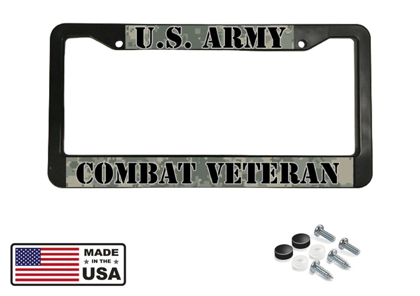 USA US ARMY Combat Vet Veteran American Camp America Black License ...