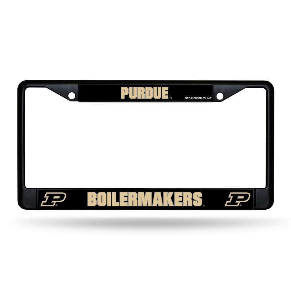 NCAA Purdue Boilermakers Black License Plate Frame
