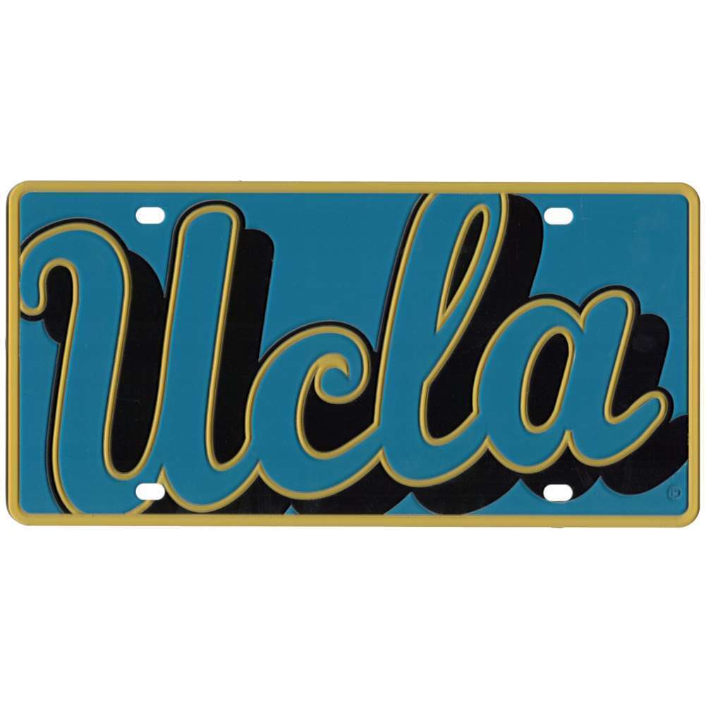 NCAA UCLA Bruins Full Color Mega Inlay License Plate – License Plate Frame