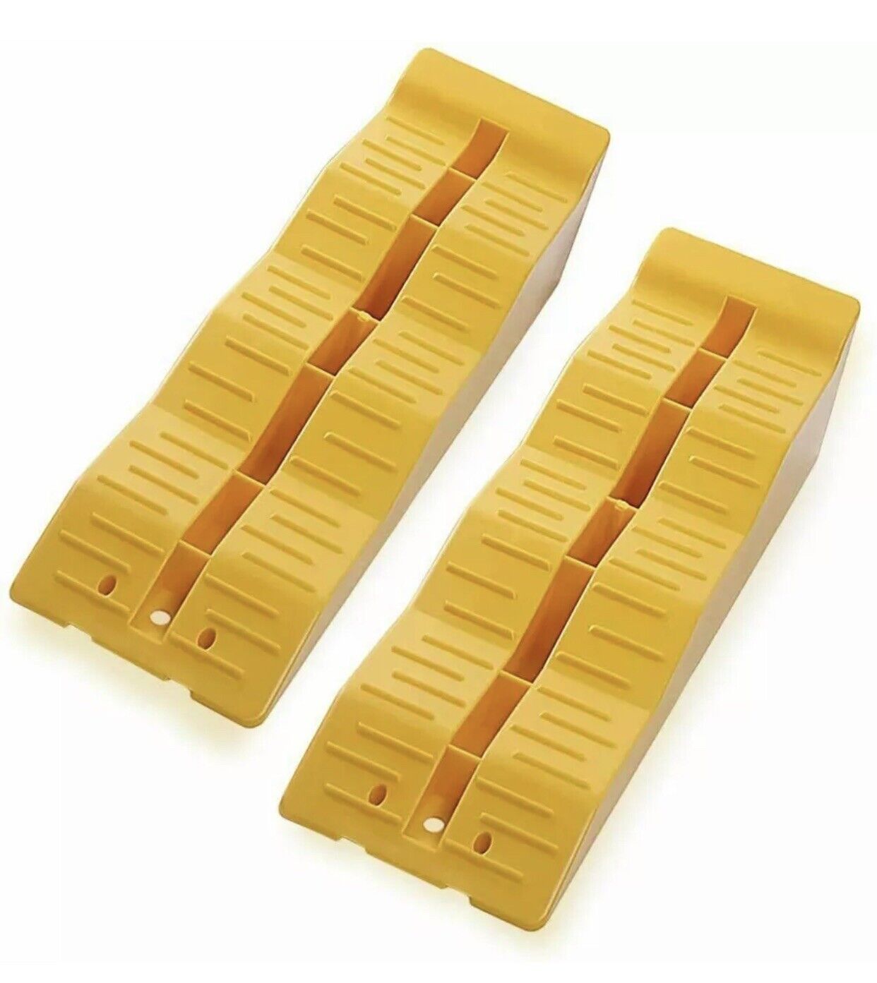 Multi-Level Ramp Chock Block for RV Trailer Tire Auto Vehicle Service ...