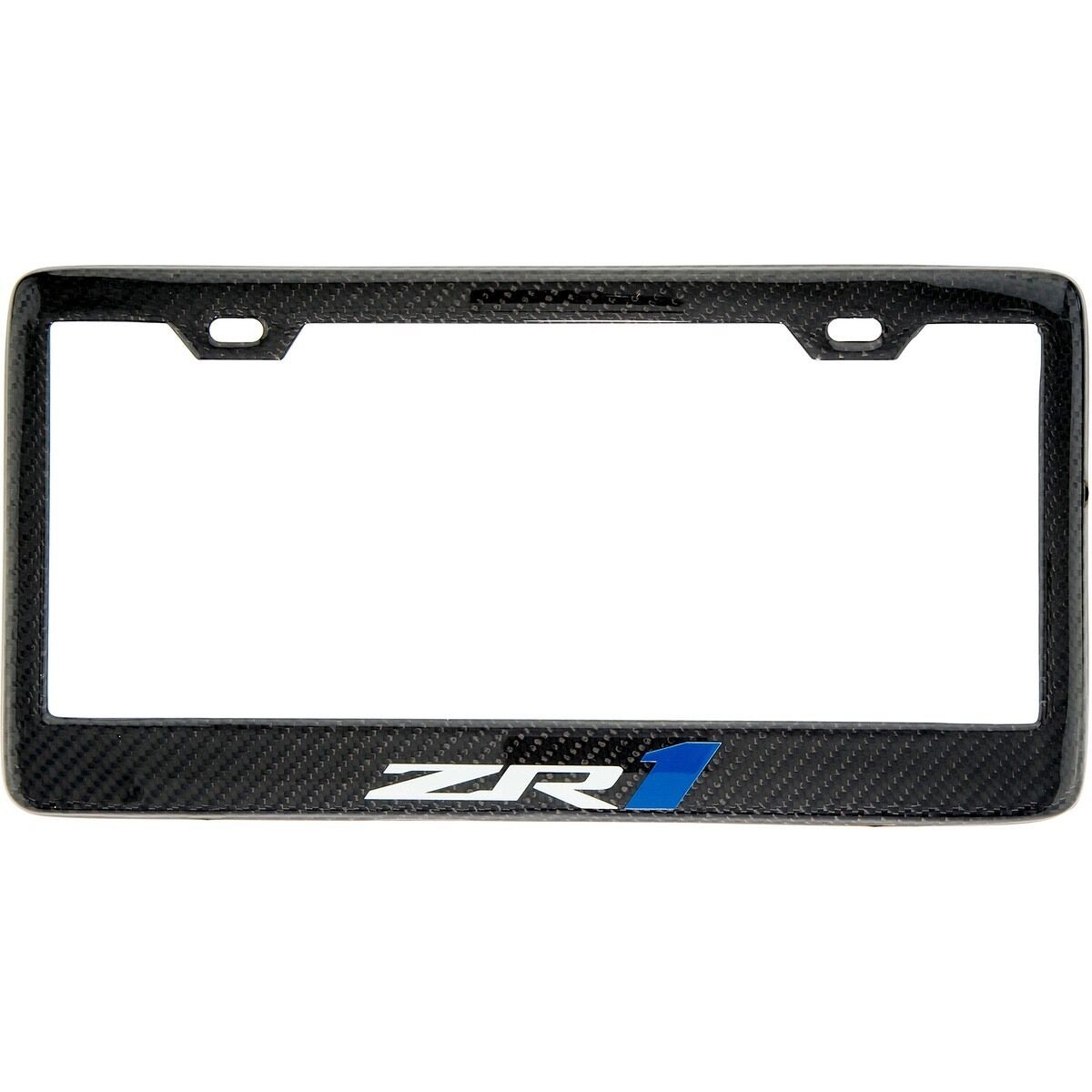 Handmade carbon fiber ZR1 ZR 1 C7 C6 Corvette License Plate Frame Badge ...