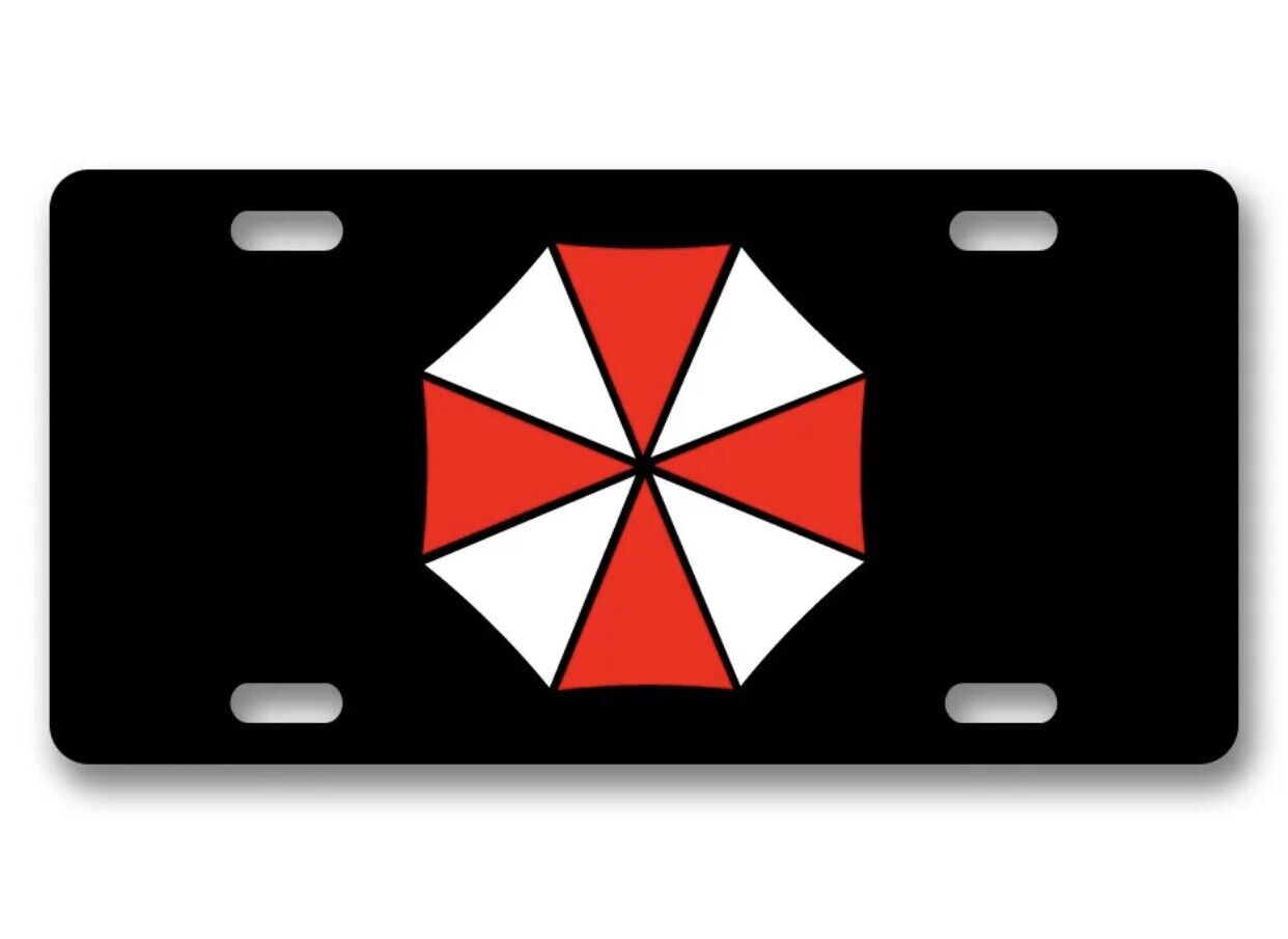 Umbrella Corporation Logo Custom License Plate Tag – License Plate Frame