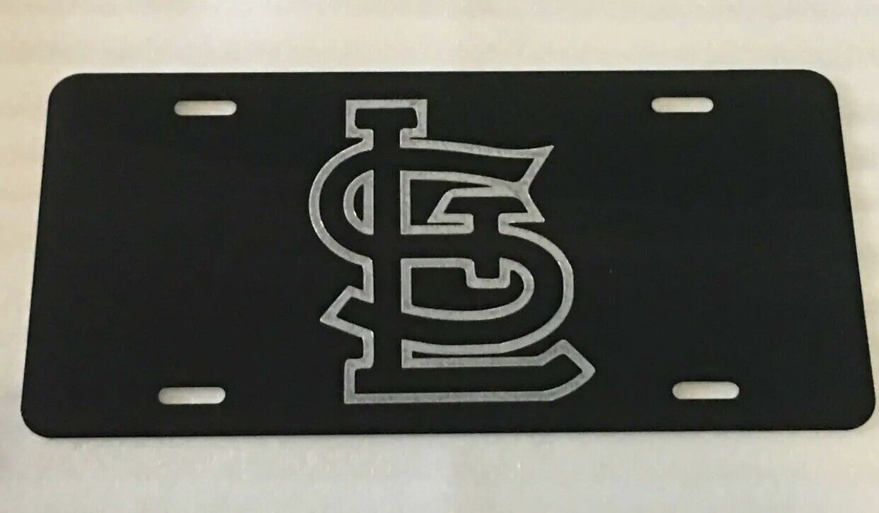 St. Louis STL 1 Logo Aluminium License Plate Highest Quality For All ...