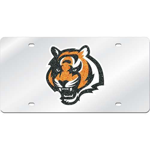 NFL Cincinnati Bengals Logo Mirrored License Plate – License Plate Frame