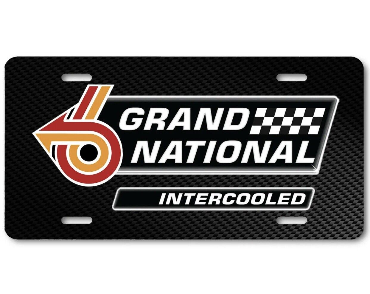 Grand National Buick Regal Intercooled Vehicle Vanity License Plate ...
