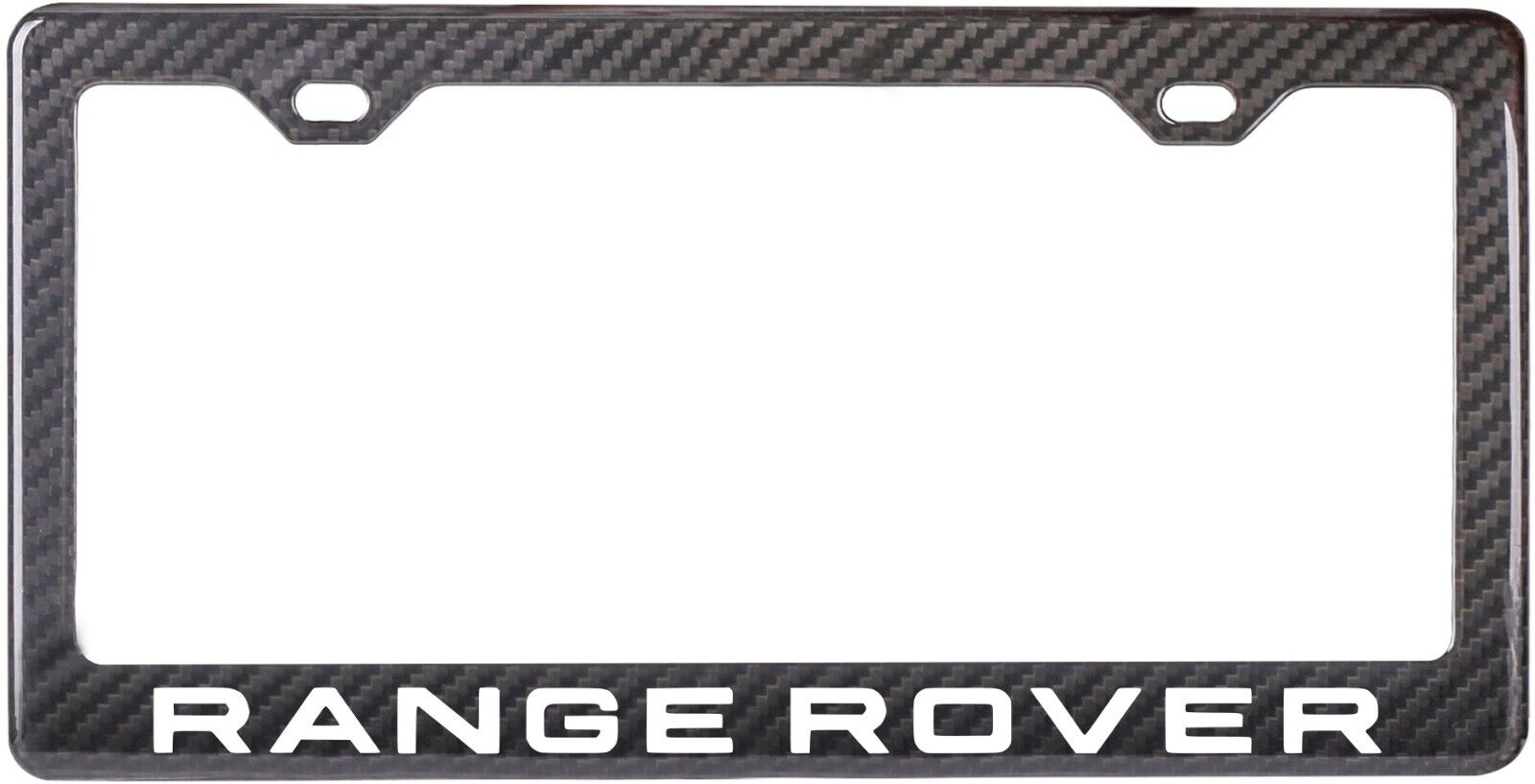 1x Range Rover Real 3K Twill Weave 100% CARBON FIBER License Plate ...