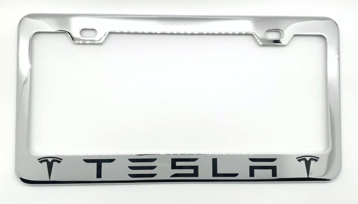 "TESLA" License Plate Frame