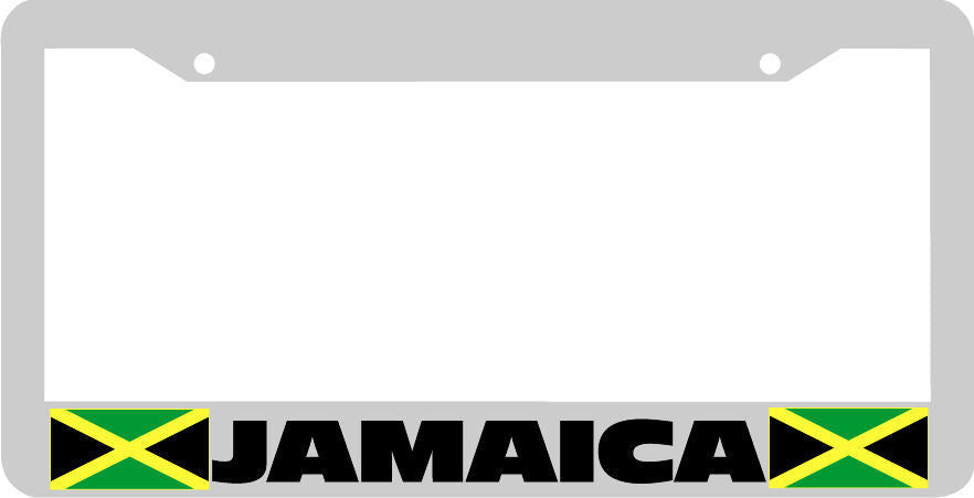 JAMAICA JAMAICAN flag License Plate Frame