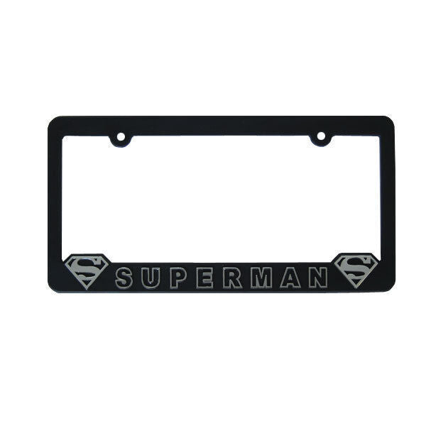 3D License Plate Frame For Car Superhero Superman License Plate Holder