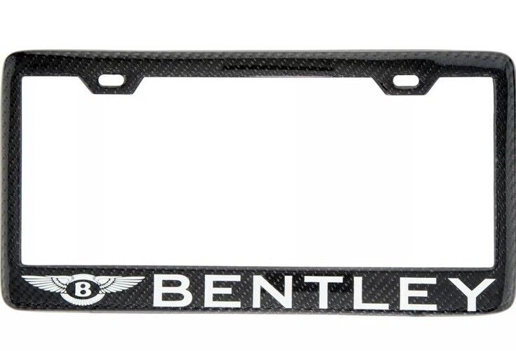 Bentley Continental GT Flying Spur Real Carbon Fiber License Plate ...