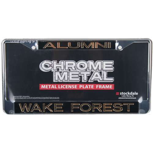 NCAA Wake Forest Demon Deacons Metal Alumni Inlaid Acrylic License ...