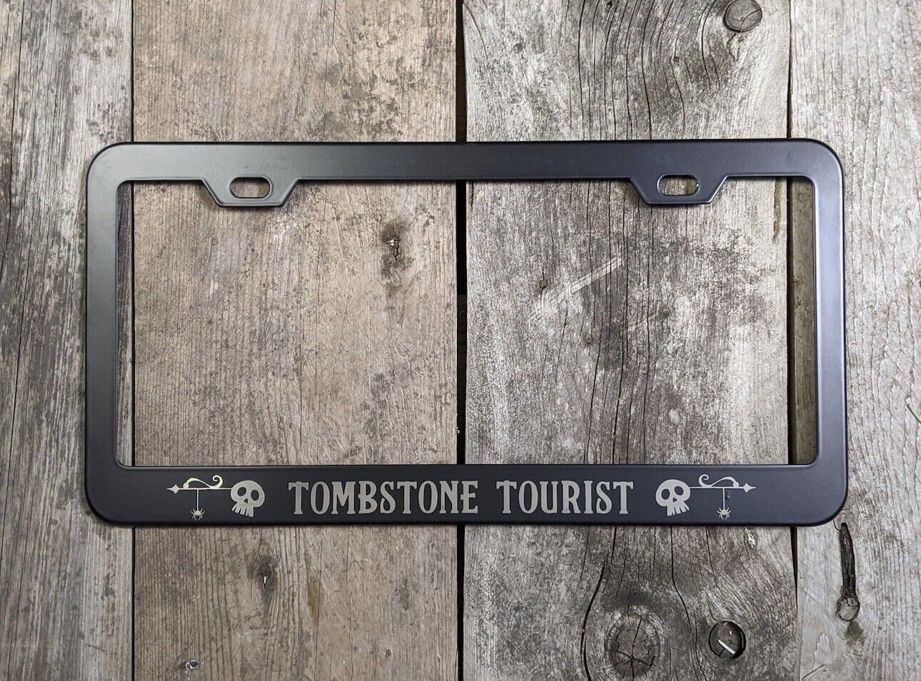 Tombstone Tourist Taphophile Cemetery Metal Laser Engraved License ...