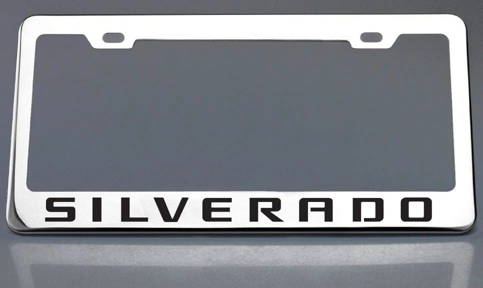 2 Silverado license plate frame – License Plate Frame