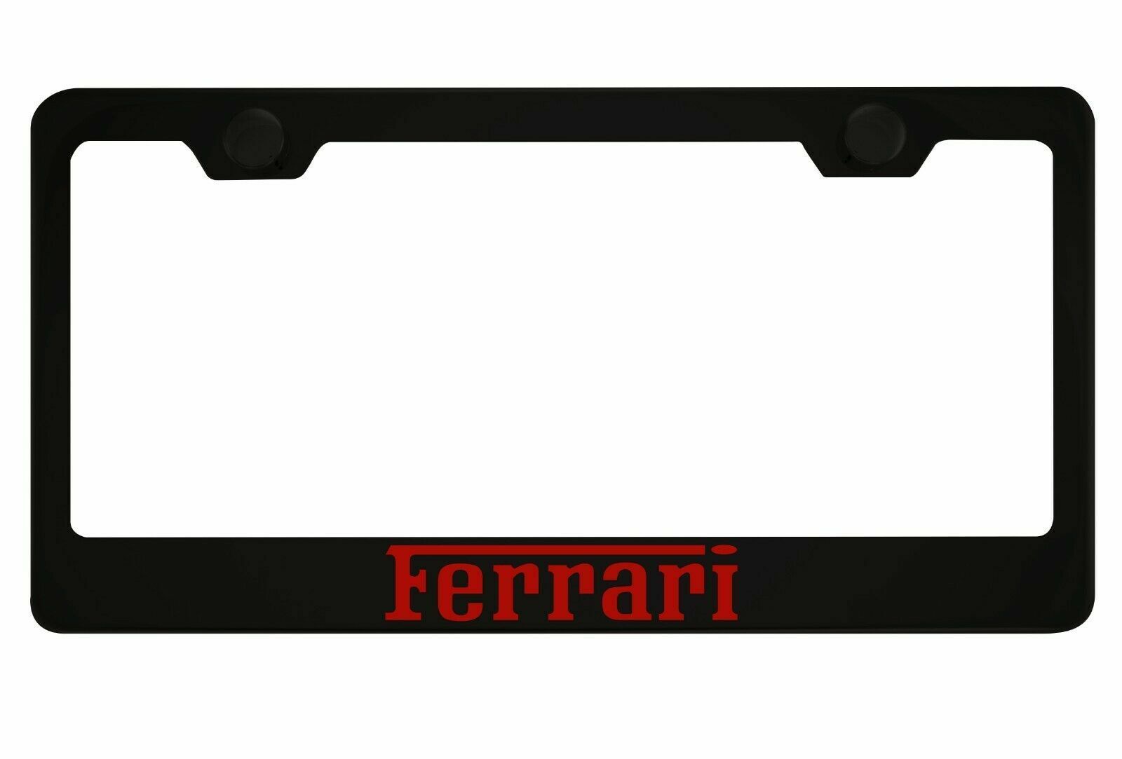 Ferrari Black License Plate Frame