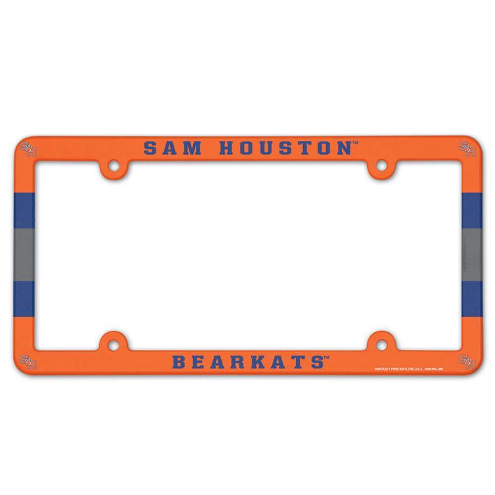 NCAA Sam Houston State Bearkats Plastic License Plate Frame