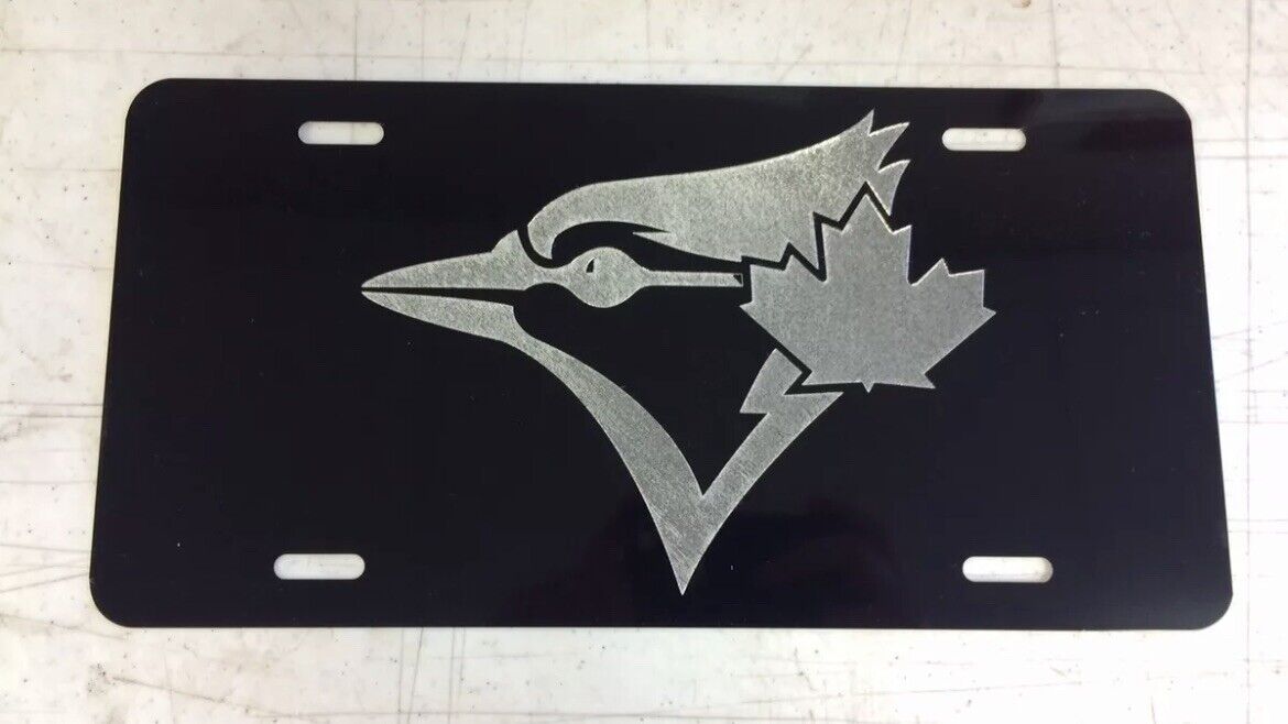 Toronto Blue Jays Car Tag Diamond Etched on Aluminum License Plate ...