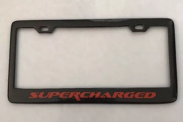 Carbon Fiber License Plate Frame Chevrolet Corvette ZR1 Z06 ...