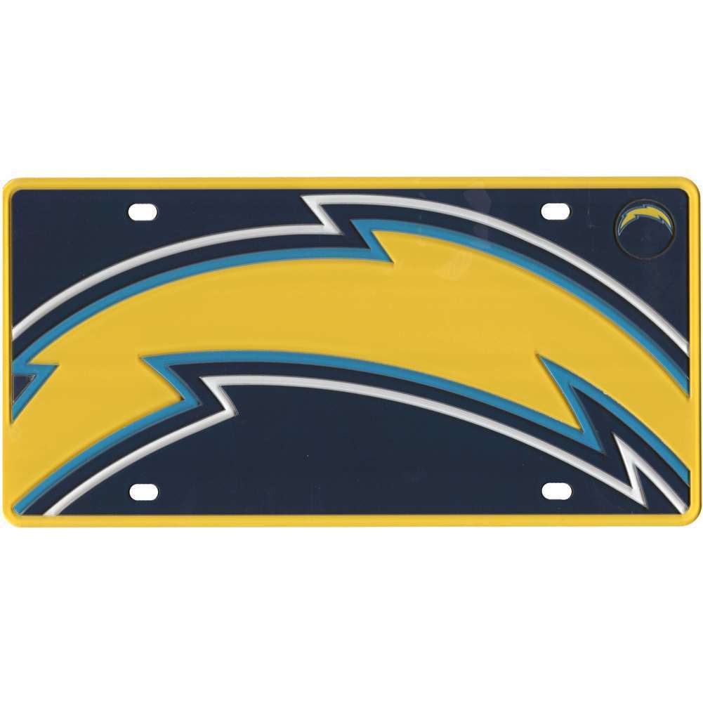 San Diego Chargers Full Color Mega Inlay License Plate – License Plate ...