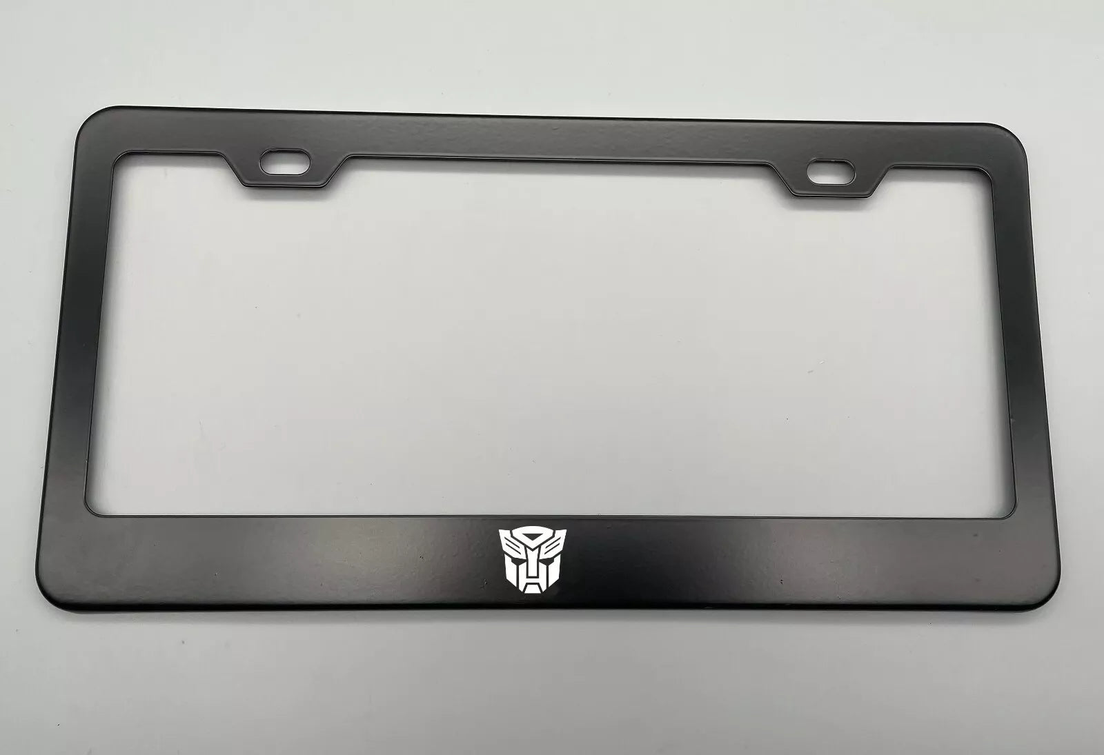 laser engraved AUTOBOT TRANSFORMERS Black Stainless Steel License Plate ...