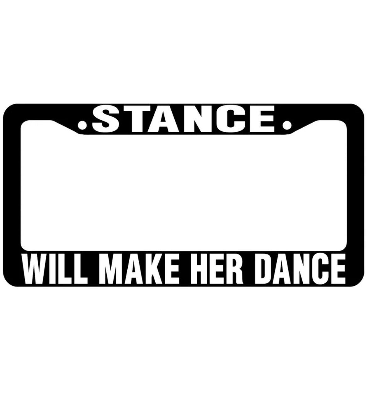 STANCE LICENSE PLATE FRAME JDM TYPE R FLUSH FUNNY CAR EURO KDM RACING ...