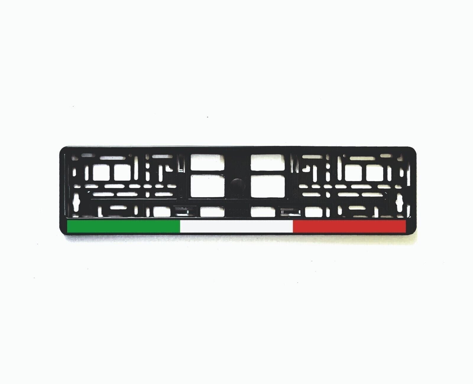 European License Number Plate Frame Holder Surround with the flag of ...