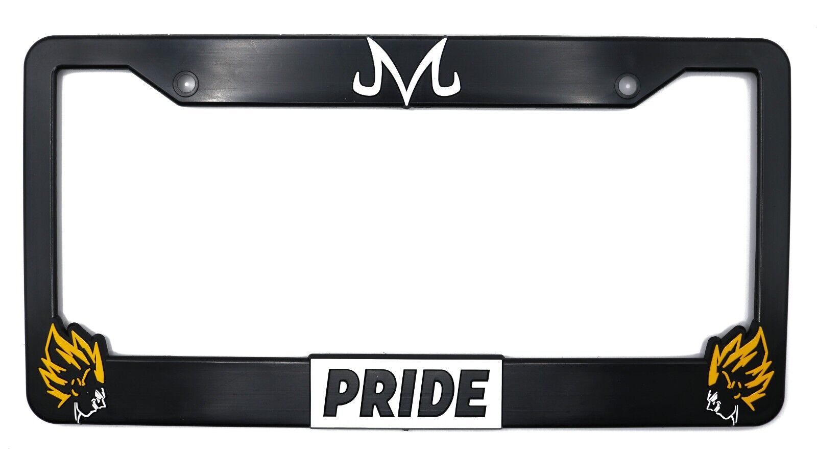 Saiyan Pride 3D Raised License Plate Frame