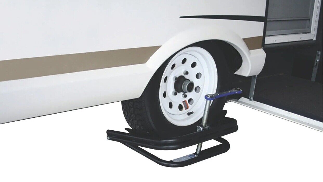 Bal Products 28050 Tire Leveler for Light RV Trailers – License Plate Frame